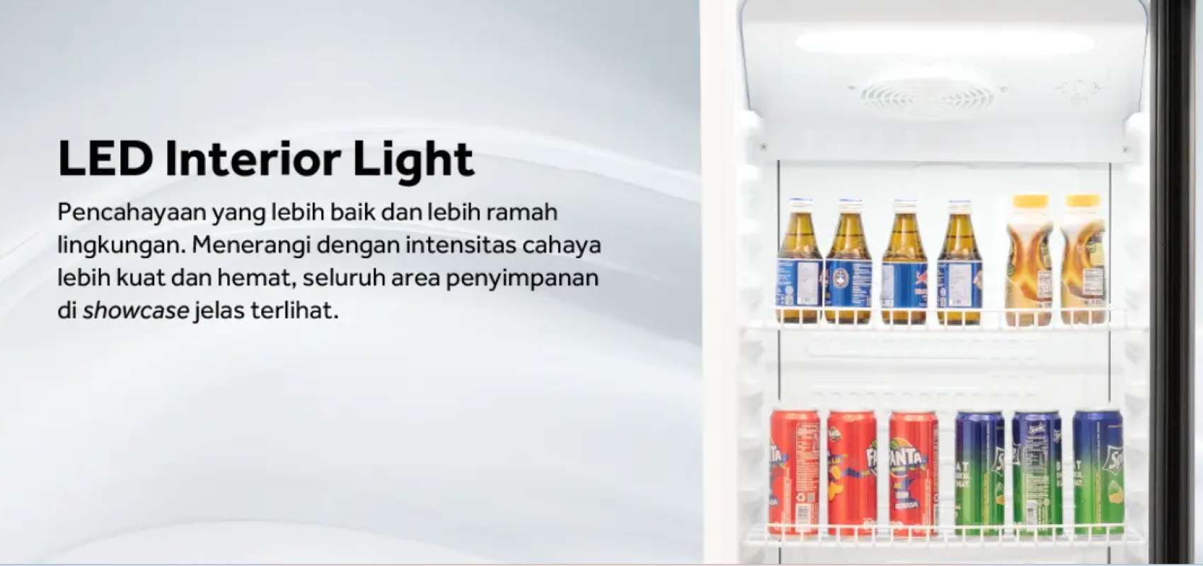 Jual Aqua Aqb231go Showcase Display Cooler 4 Rak 220l Aqb-231go Di ...