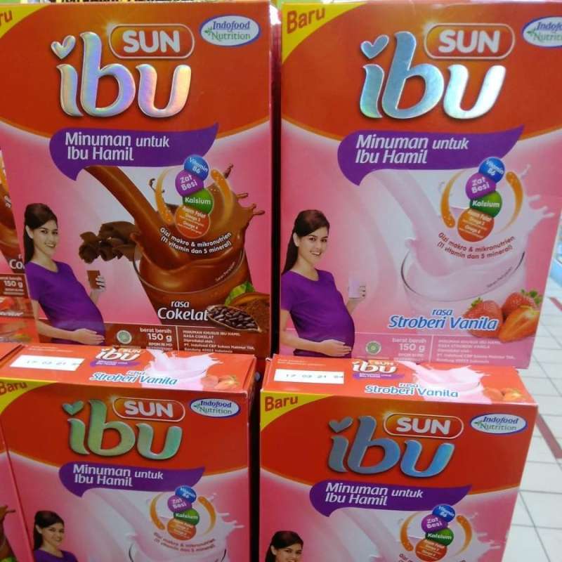 Jual Sun Ibu Hamil 150g-Minuman Bumil-2 Varian Rasa-Susu Bubuk-Grosir ...