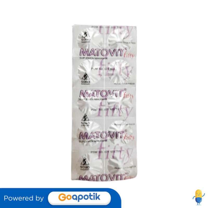 Jual Matovit Fifty Strip 10 Tablet Di Seller Apotek Mitra Perintis ...