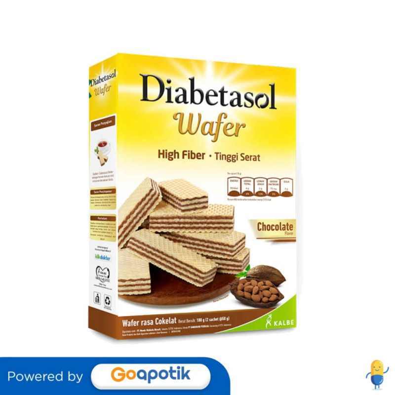 Jual Diabetasol Wafer Rasa Coklat 100 Gram Box Di Seller Apotek Securai ...