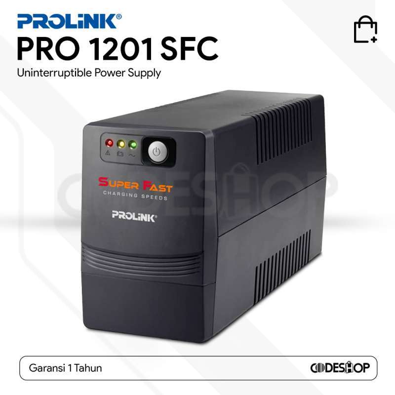 Jual Ups Prolink 1200va Sfc Pro1201sfc Super Fast Charging 1200 Va Di ...