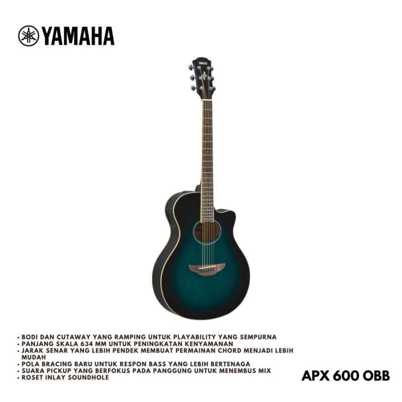 Promo Yamaha Apx600 Gitar Akustik Elektrik - Obb Diskon 18% Di Seller ...