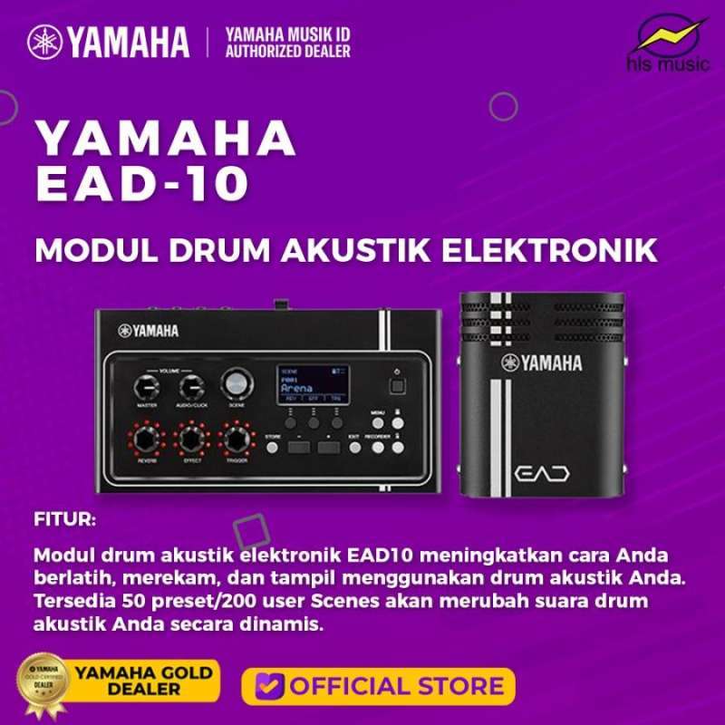 Promo Yamaha Ead10 Modul Drum Akustik Elektronik Diskon 18% Di Seller ...