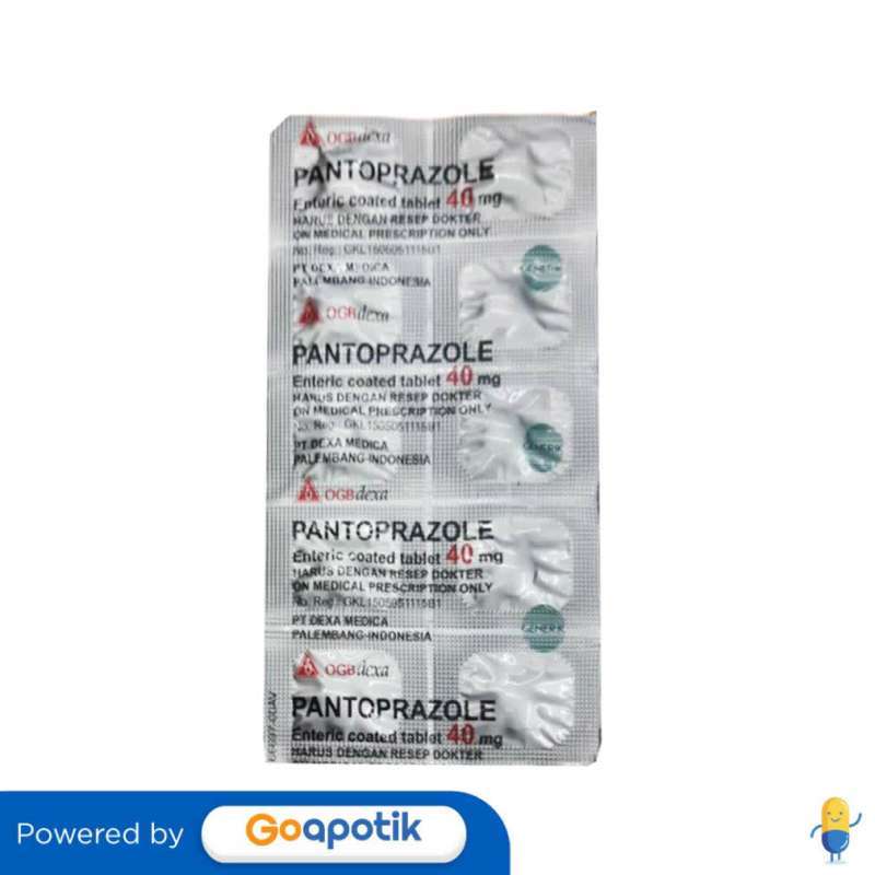 Jual PANTOPRAZOLE OGB DEXA MEDICA 40 MG TABLET / ASAM LAMBUNG di Seller ...