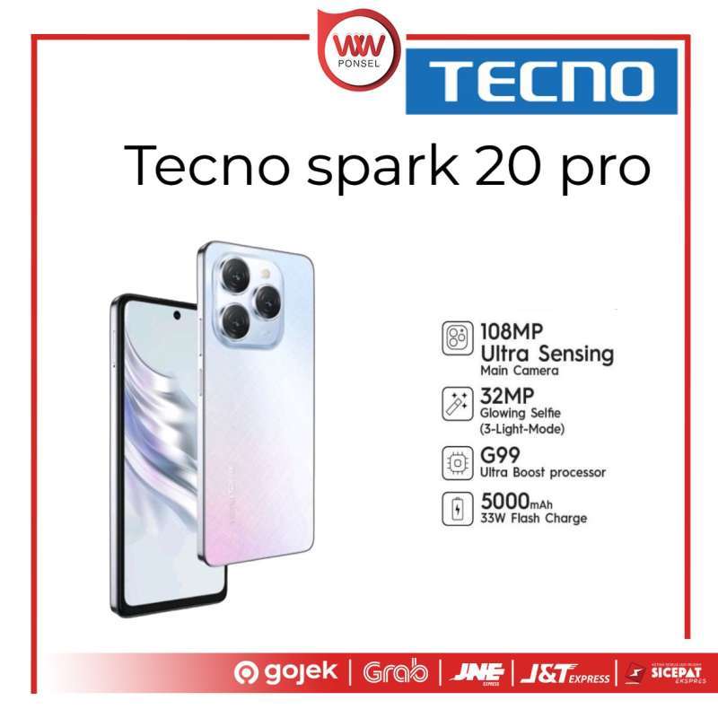 Jual Hp Tecno Spark 20 Pro Ram 12gb Internal 256gb Garansi Resmi Di Seller Wwponsel_hangtuah ...