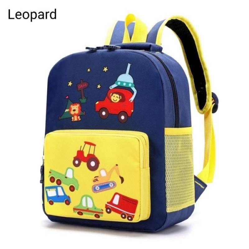 Promo Tas Backpack Ransel Anak Sekolah Tk Paud Karakter Car - Biru ...