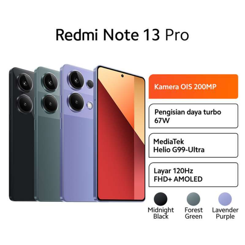Jual Xiaomi Redmi Note 13 Pro 8/256 Gb | Kamera 200 Mp Ultra-jernih ...