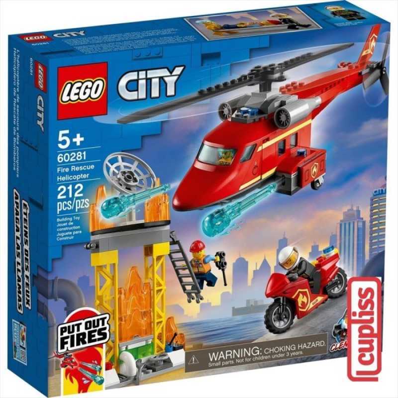 Promo BAD BOX LEGO City 60281 Fire Rescue Helicopter Diskon 1% di Seller Cupliss Official Store ...