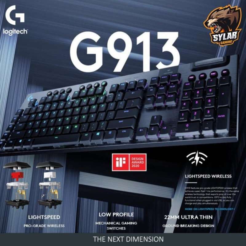 Jual Logitech Rgb Wireless Mechanical Keyboard Original Murah - Harga ...