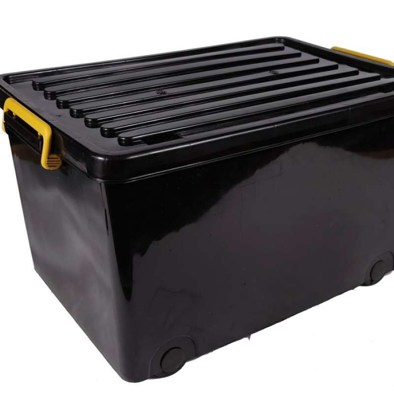 Promo roller box 65 liter hitam / box container / container box Diskon ...