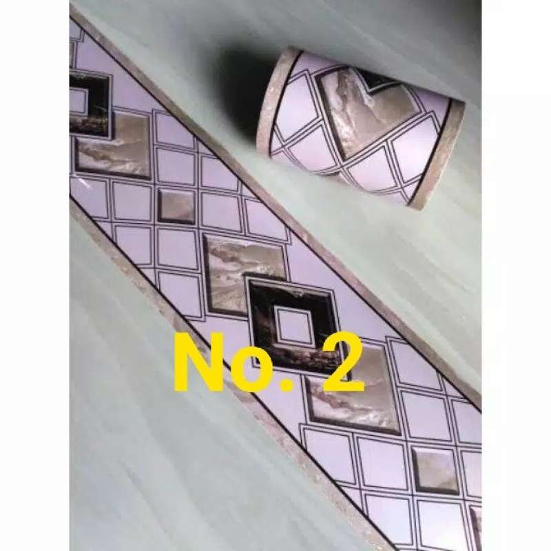 Jual WALLPAPER STICKER LANTAI / DINDING BORDER LIST MODEL MARMER GRANIT ...