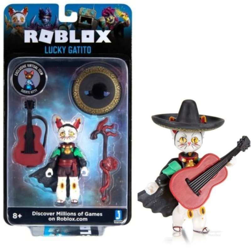 Promo ROBLOX Imagination Figure - LUCKY GATITO by Jazwares Diskon 23% ...