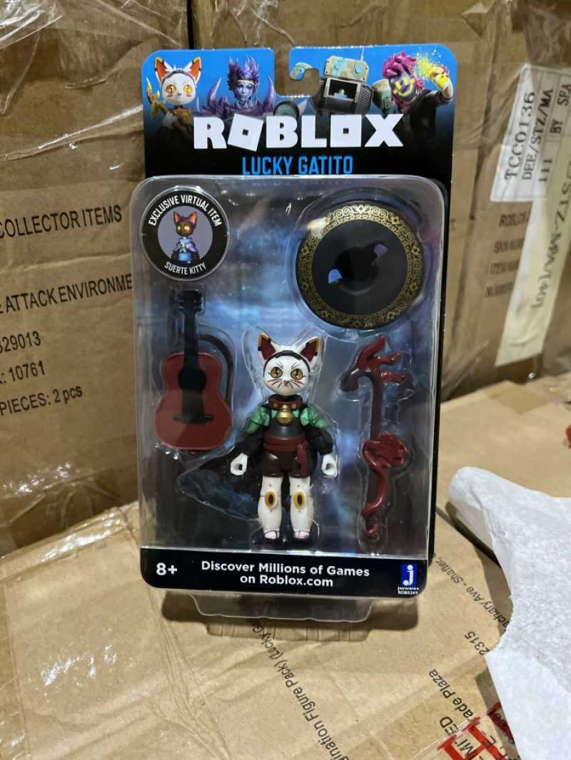 Promo ROBLOX Imagination Figure - LUCKY GATITO by Jazwares Diskon 23% ...