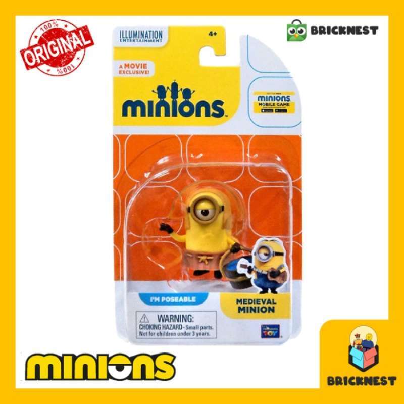Promo Minions poseable action figure - Medieval Minion FIGURE Diskon 23 ...