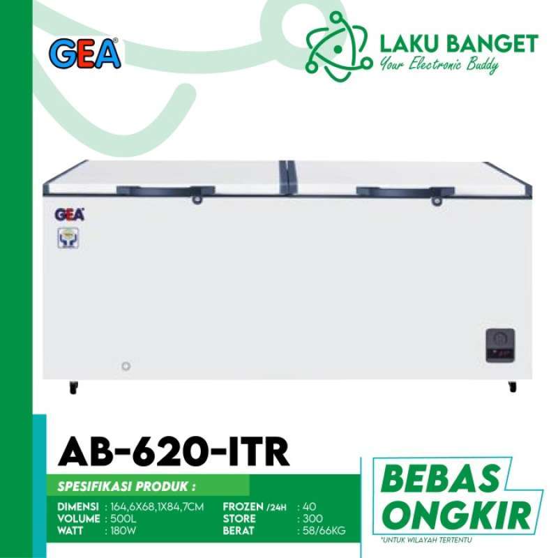 Promo Chest Freezer Inverter Gea Ab-620-Itr Freezer Hemat Listrik Ab ...