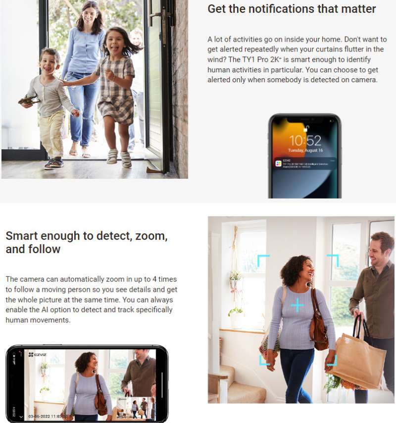 Jual EZVIZ TY1 PRO 4MP 2K+ Smart WiFi Kamera CCTV IP Camera Indoor ...