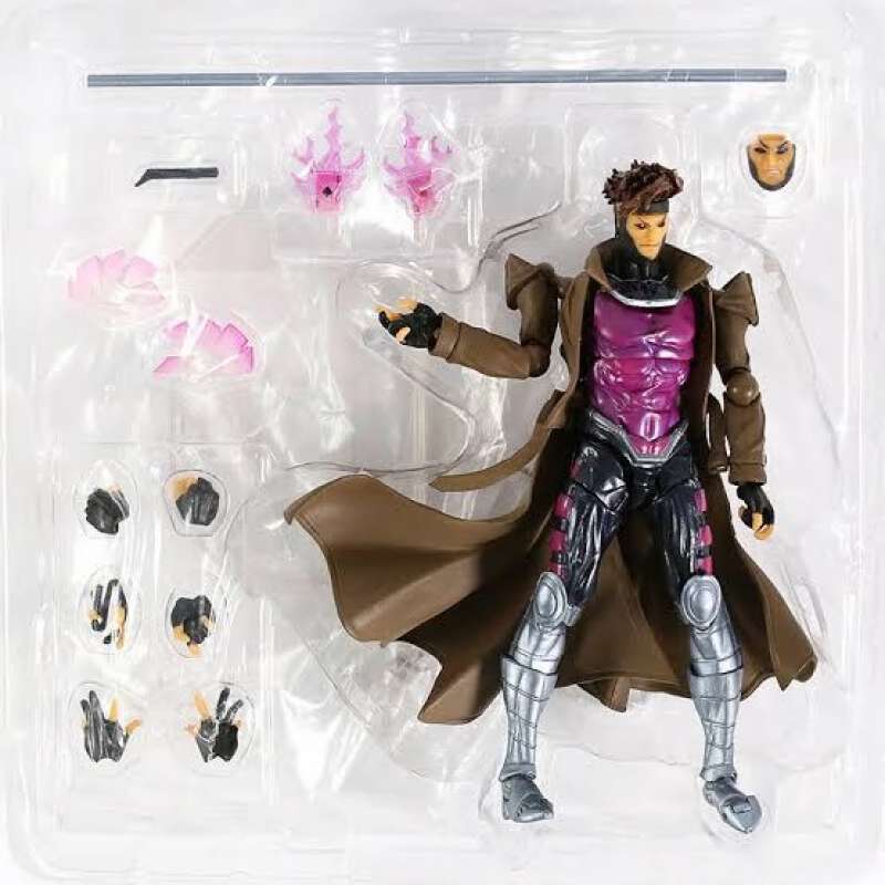 Promo Revoltech Xmen Amazing Yamaguchi No 10 X-Men Team Gambit Figure ...