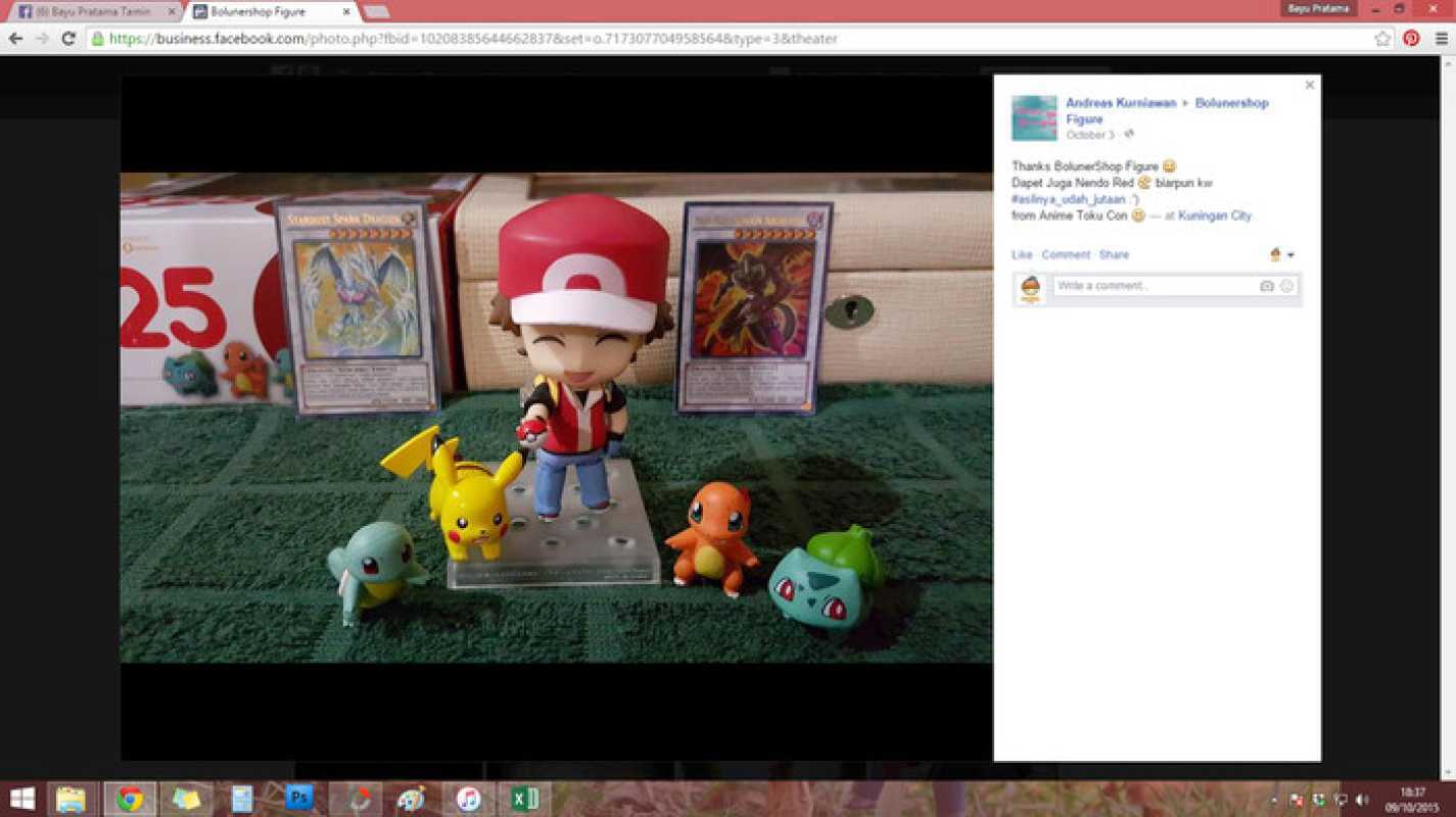 Jual Nendoroid Red Trainer Pokemon Action Figure Di Seller Qairina ...