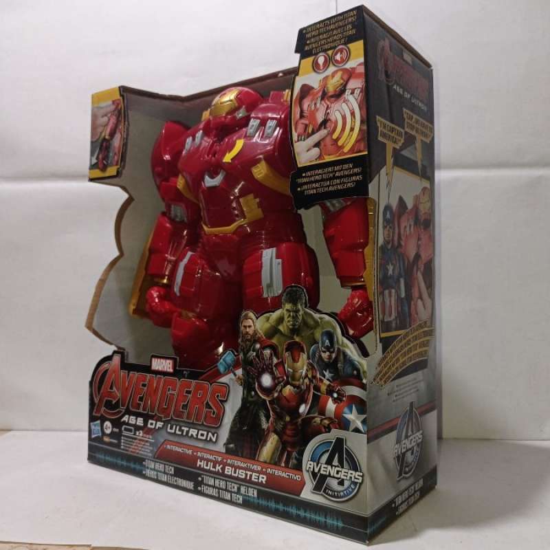 Promo HASBRO Titan Hero Tech Marvel Avengers HULK BUSTER Interactive ...