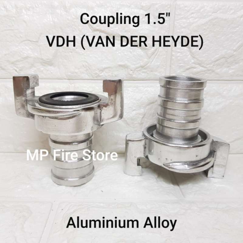Promo FIRE HOSE COUPLING VDH 1.5 in ALUMINIUM VAN DER HEYDE SELANG ...