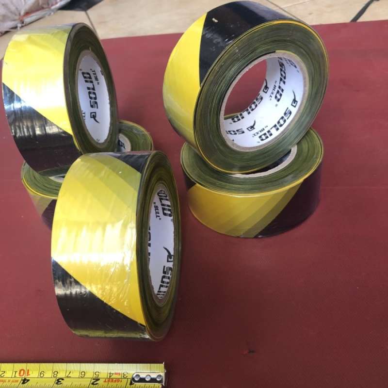 Promo Police Line Atau Garis Polisi Kuning Hitam Hitam 3â€ x 300 mater ...