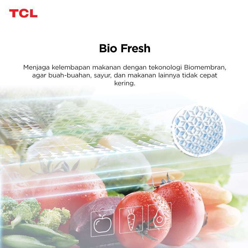Promo [new] Tcl Kulkas Multidoors 4 Pintu P580cd - Bio Fresh - Wet And ...