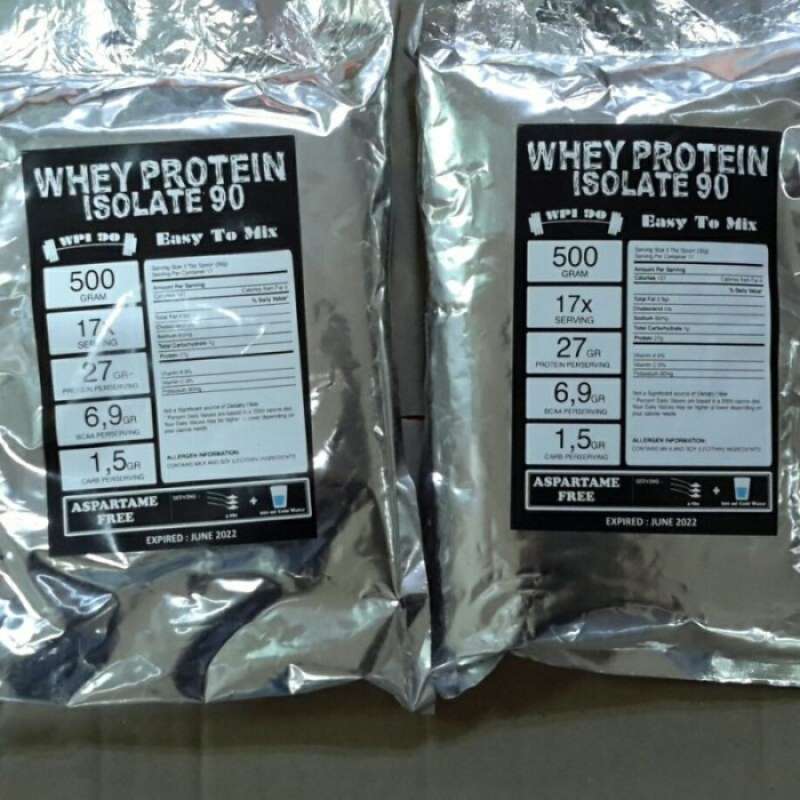 Promo Whey Protein Isolate 90 Ukuran 500Gr Rasa plain Diskon 33% di ...
