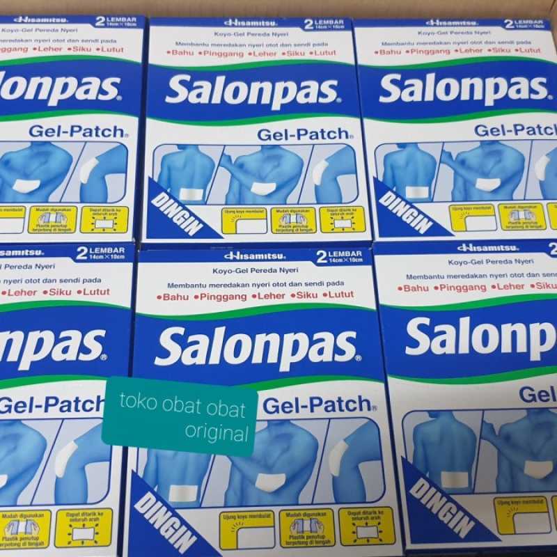 Promo salonpas gel patch -1 box (isi 10 sachets) Diskon 33% di Seller ...
