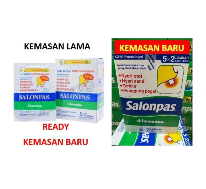 Promo Salonpas Koyo / Box Isi 10 Sachet 5x2 Lembar Diskon 33% Di Seller ...