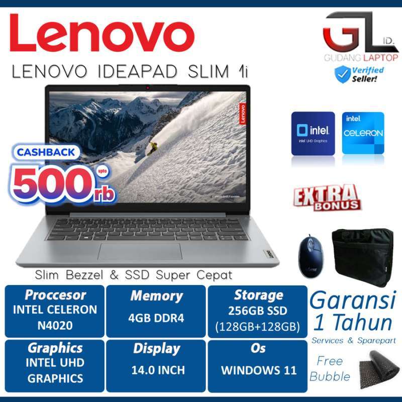 Jual Lenovo Ideapad Slim 1i Original Murah - Harga Diskon Juni 2024 ...