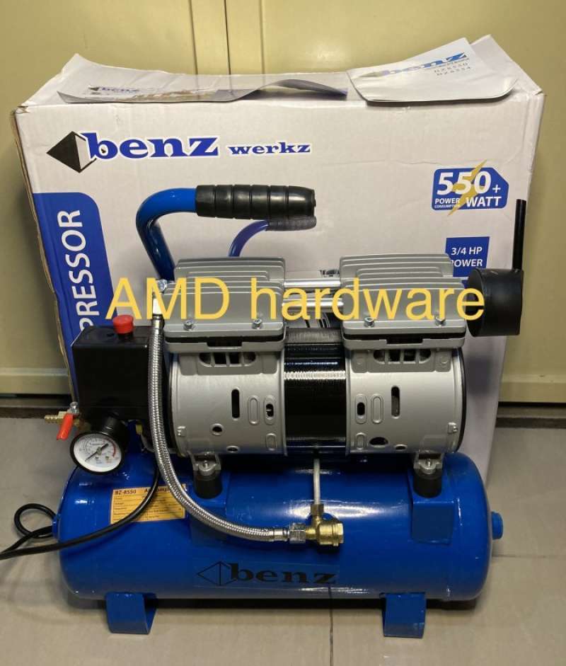 Promo Mesin Kompressor Oilless/kompresor Oil-less Angin 3/4 Hp 9 Ltr ...