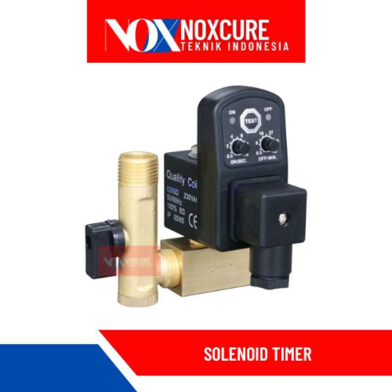 Promo Electric Solenoid Valve 1/2 Timer Auto Drain 16bar Split Body ...