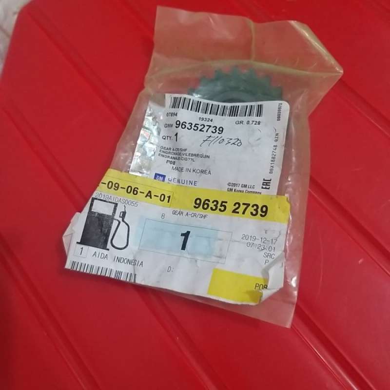Promo Gigi Timing Belt Aveo original GM 96352739 Diskon 9% di Seller ...