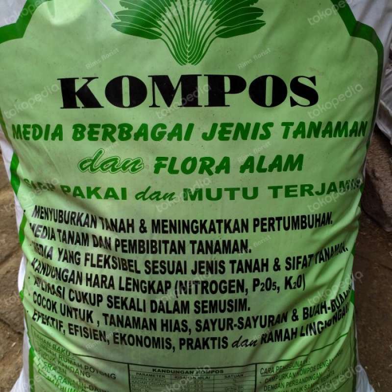 Promo pupuk kompos organik tanaman Diskon 9% di Seller REGANS STORE ...