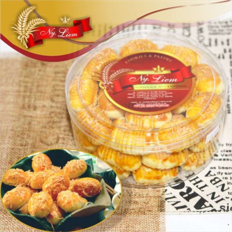 Promo Ny. Liem Original 100% - Nastar Keju Kue Kering 1 Toples Diskon 8% Di Seller Milsnow.id ...