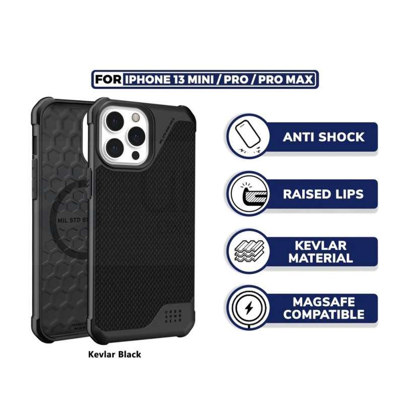 Promo Case iPhone 13 Pro Max Mini Uag Metropolis Lt Hybrid Protective Casing - 13 Pro Kevlar ...