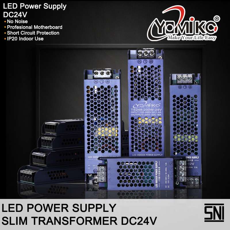 Promo Yomiko Power Supply Adaptor 24v / Led Trafo Slim Body Dc24v Diskon 30% Di Seller Yomiko ...
