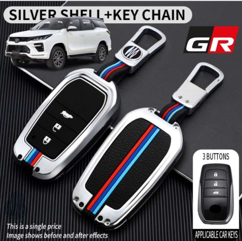 Promo COVER CASING KUNCI REMOTE LOGAM TOYOTA FORTUNER GR SPORT 2023 ...