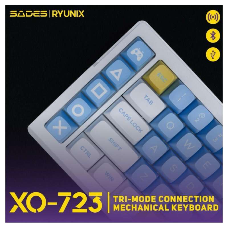 Jual Sades Ryunix XO 723 / XO723 Tri Mode Connection Mechanical ...