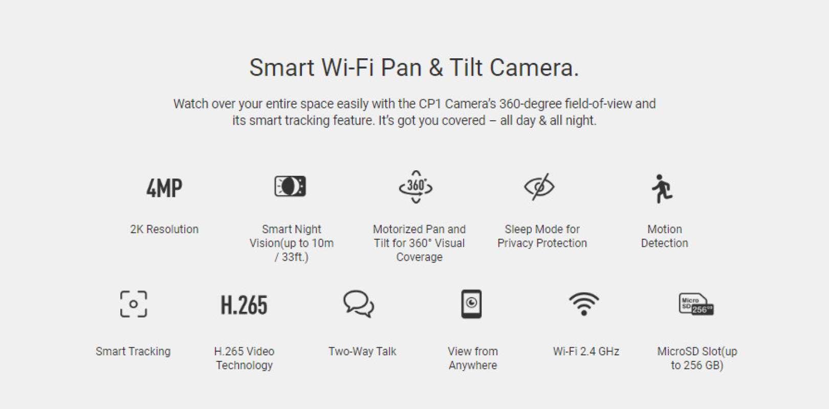 Promo Ezviz CP1 4MP Smart Home Wifi Pan Tilt IP Camera CCTV Indoor ...