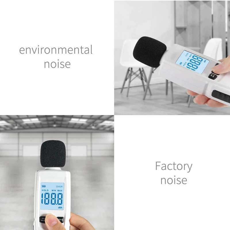 Promo SOONDA Alat Ukur Suara Noise Detector Sound Decibel Meter - SKD ...