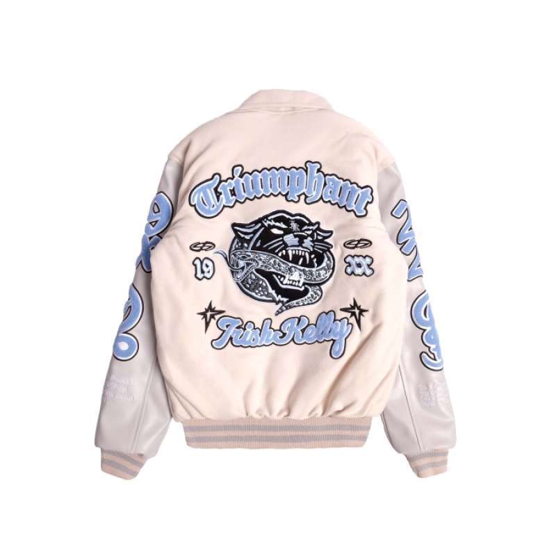 Promo Irish Kelly Triumphant Varsity Jacket | Jaket Varsity Cream - S ...
