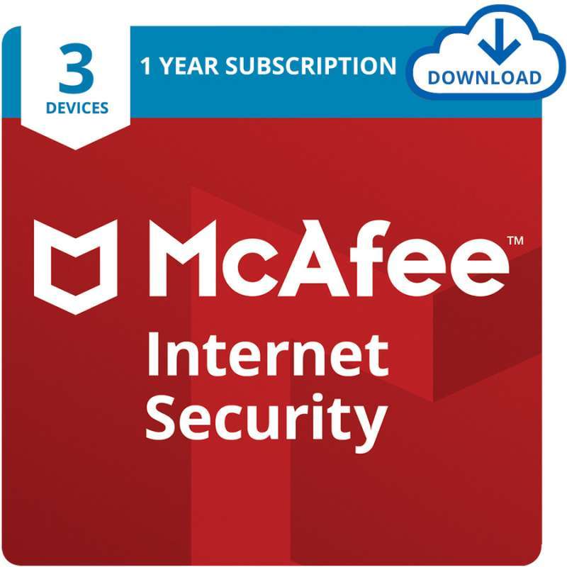 Promo Software Antivirus Mcafee Internet Security 1 Year - 3 Device ...