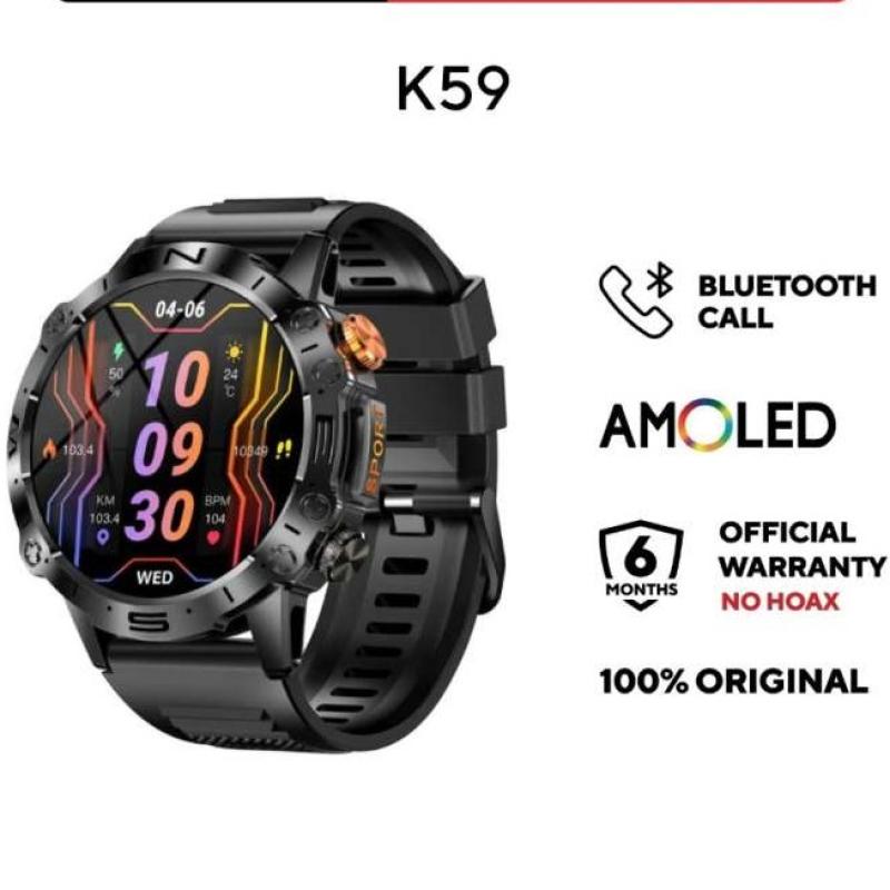 Promo Certafina K59 Amoled Screen + Bluetooth Call Smartwatch - Black Diskon 51% Di Seller ...