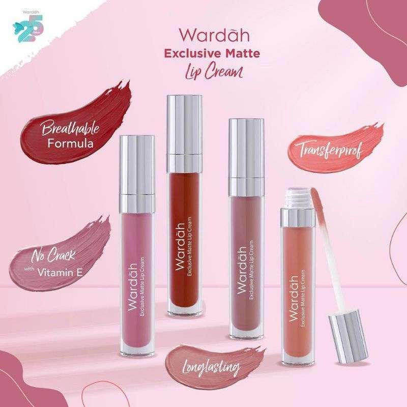 Jual Wardah Exclusive Matte Lip Cream Di Seller Agung Kosmetik ...