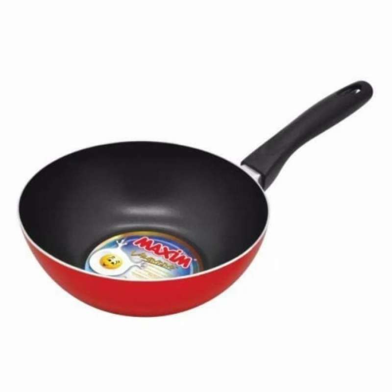 Promo Panci Deep Wok Teflon Cekung 24 Cm Maxim Valentino Penggorengan ...