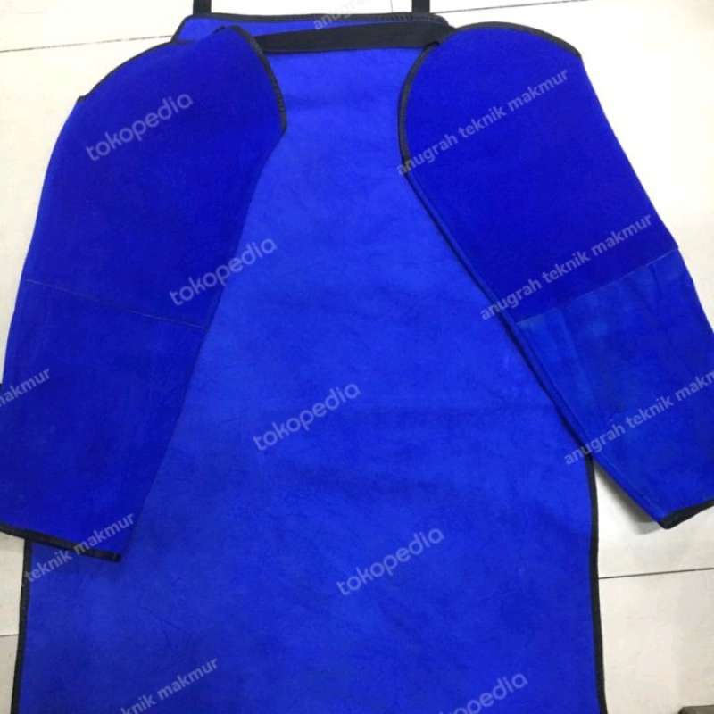 Promo Apron Las Pelindung Dada Dan Lengan Saat Pengelasan Bahan Kulit ...