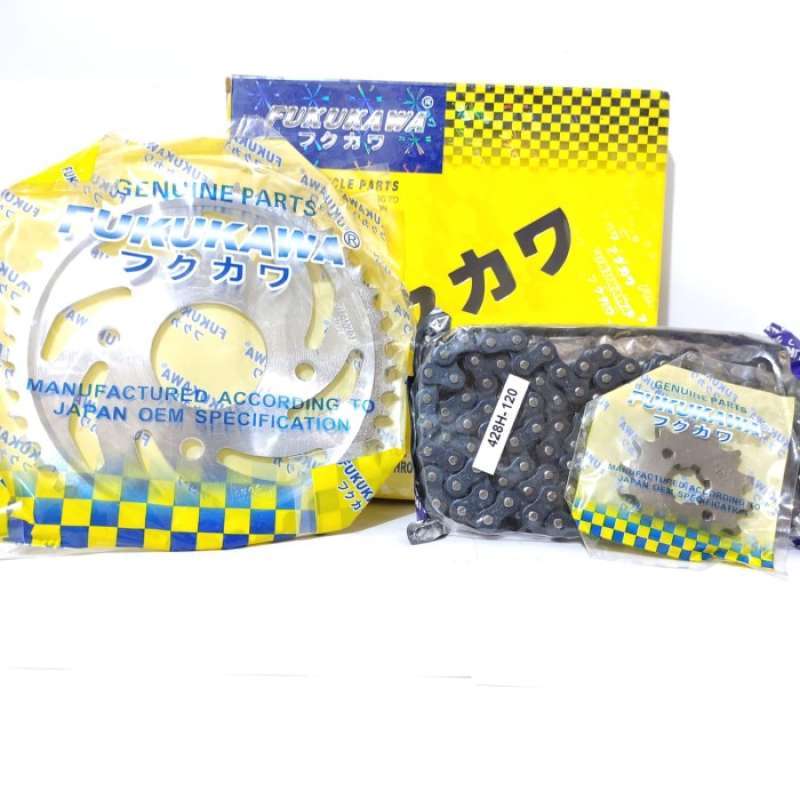 Promo Gearset Girset Chainkit Rantai Satria Fu Facelift Japan Fukukawa ...