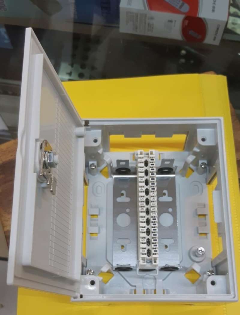 Promo Terminal Box Telepon 10,20,30 Pair Fiber Lengkap - 10 Pair A9 ...