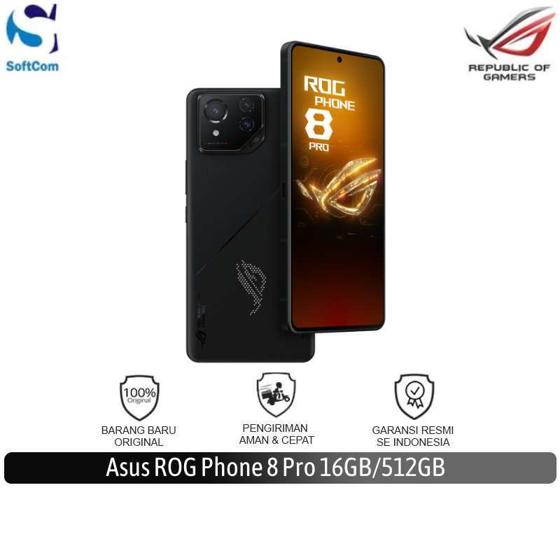 Jual Asus Rog Phone 8 Pro 16gb/512gb Di Seller Softcom Official Store ...